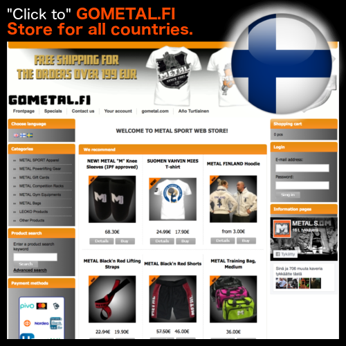 METAL Powerlifting gear and apparel! - GOMETAL.COM